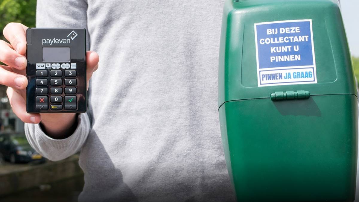 Goede doelen gaan collecteren met mobiel pinapparaat