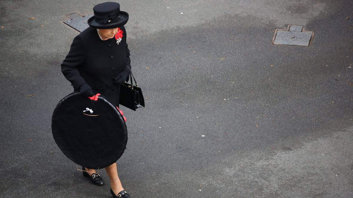 Koningin Elizabeth legt geen krans bij dodenherdenking