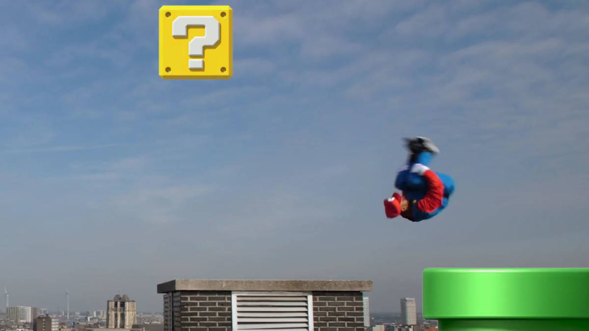 Dit is Super Mario in het echt
