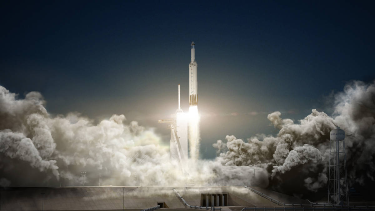 Gaat Elon Musk een auto de ruimte inschieten?
