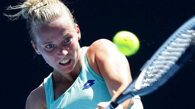 Hogenkamp direct uitgeschakeld in Melbourne na offday