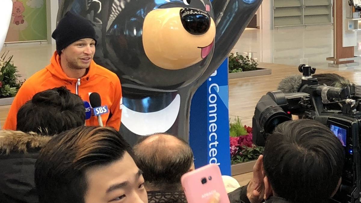 Kramer direct in de spotlights bij aankomst in Zuid-Korea