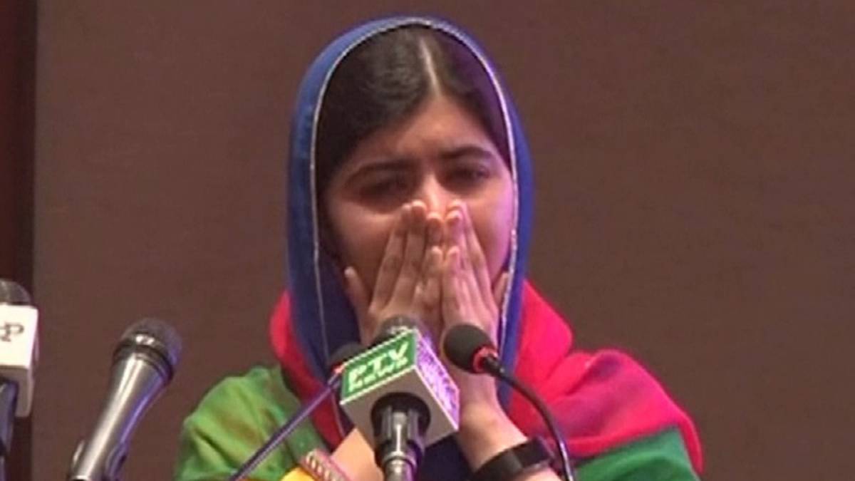 Malala geëmotioneerd: een droom om terug te zijn in Pakistan