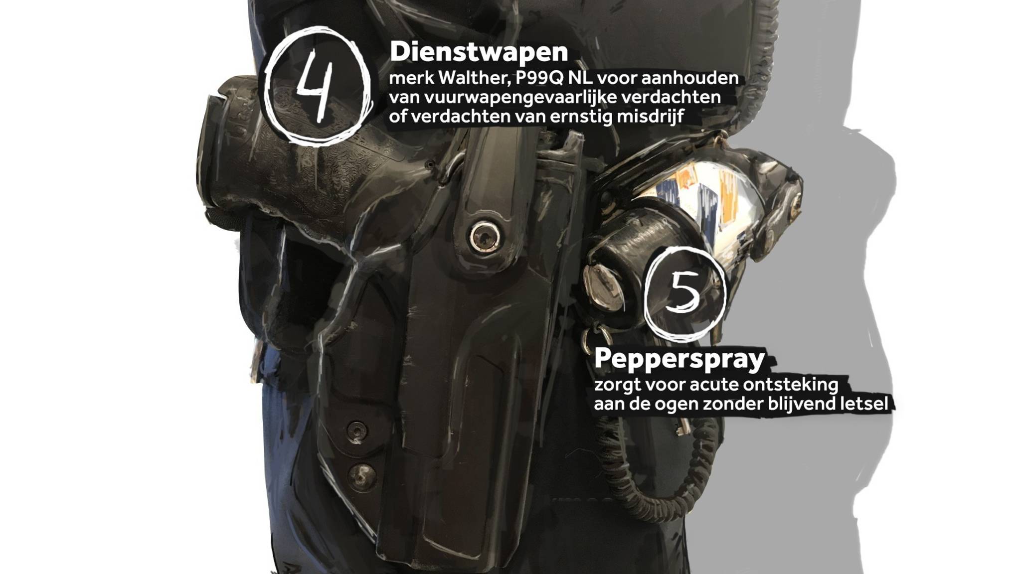 Nieuwe wapenstok voor politie: elf centimeter langer, groot verschil | NOS