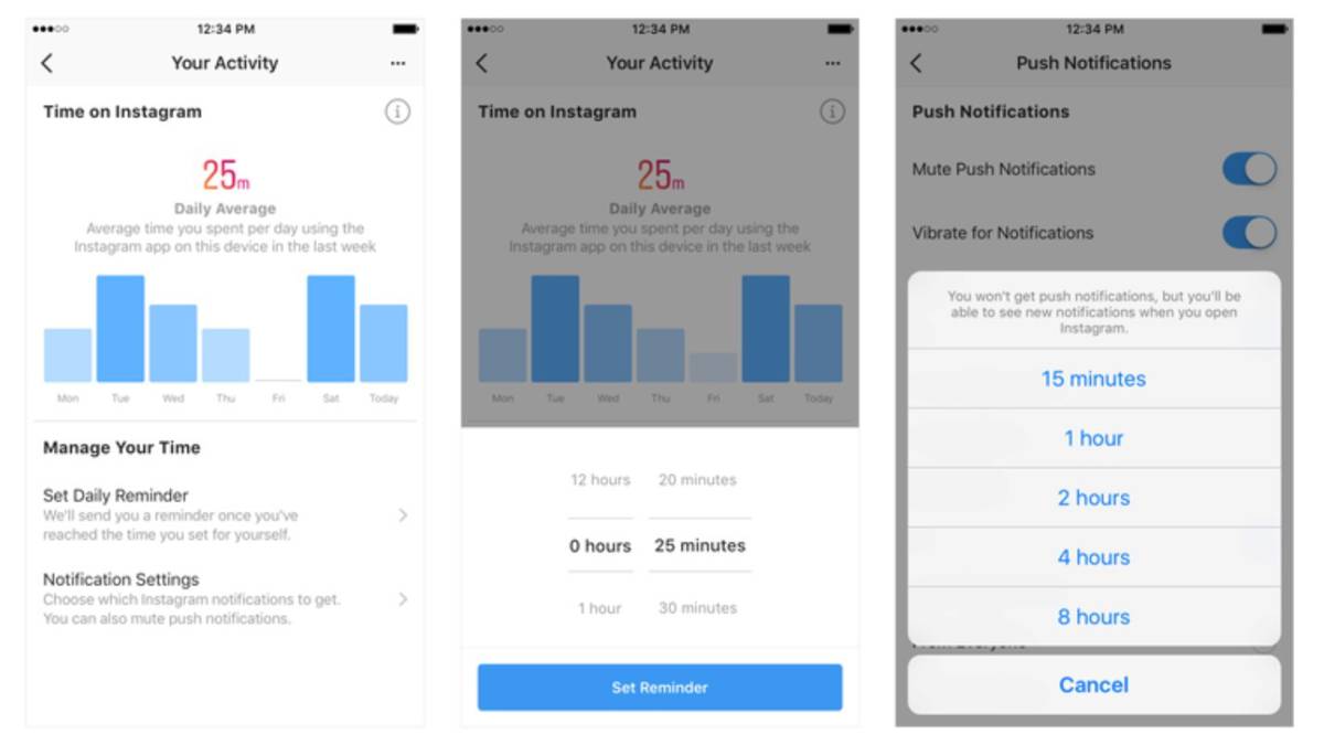 Ook Facebook en Instagram bieden nu inzicht in gebruik van hun apps