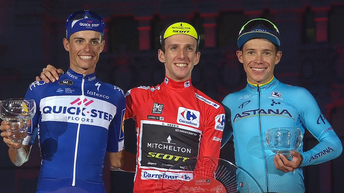 Vuelta eindigt met jongste podium in 82 jaar
