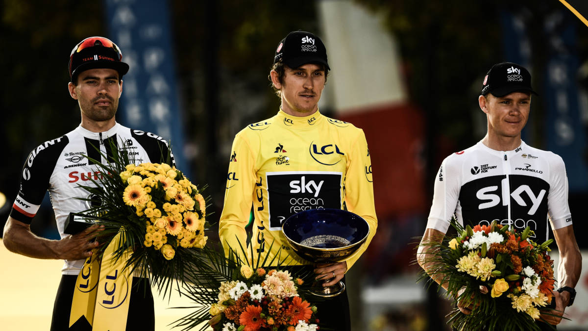 Trofee van wielrenner Geraint Thomas gestolen