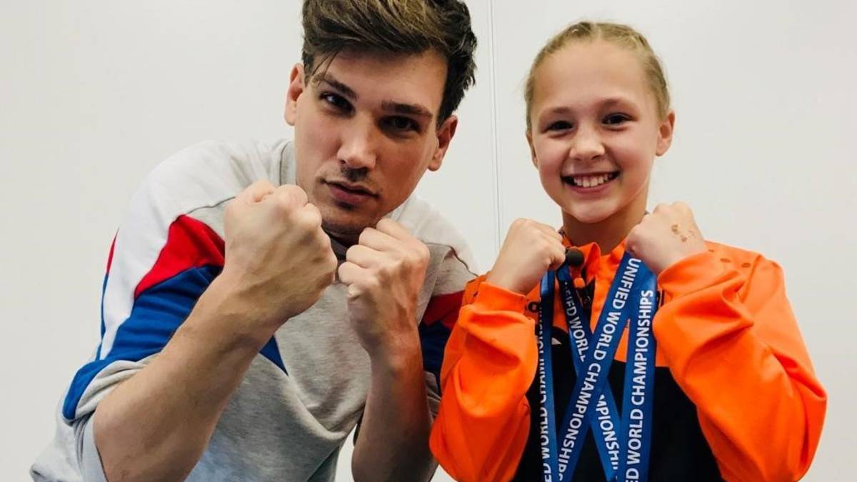 Ruby (11) is wereldkampioen kickboksen en daagt Rico Verhoeven uit