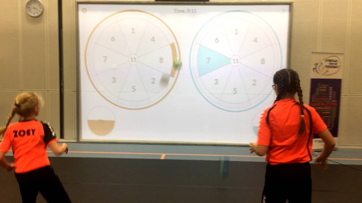 Met dit digibord kun je sporten