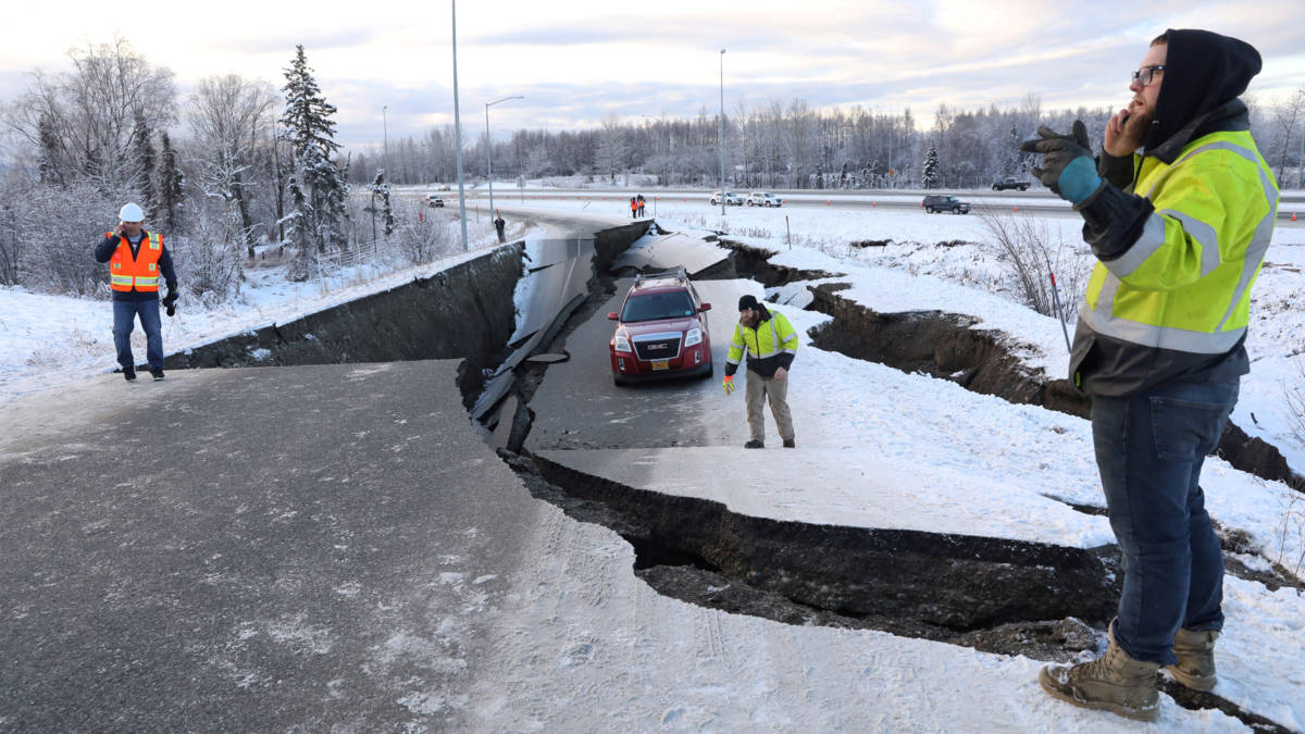 Zware aardbeving bij grootste stad van Alaska