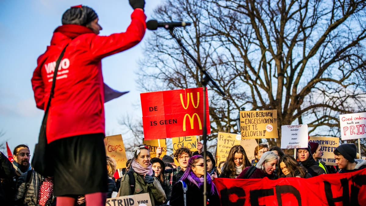 Na protest WO in Actie: geen concrete resultaten, 'wel een nieuwe beweging'