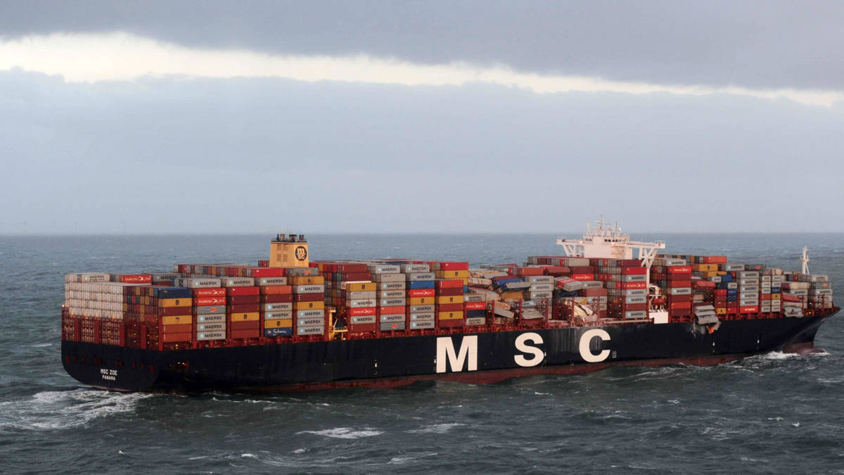 Containerbedrijf MSC zoekt met sonar naar overboord geslagen lading