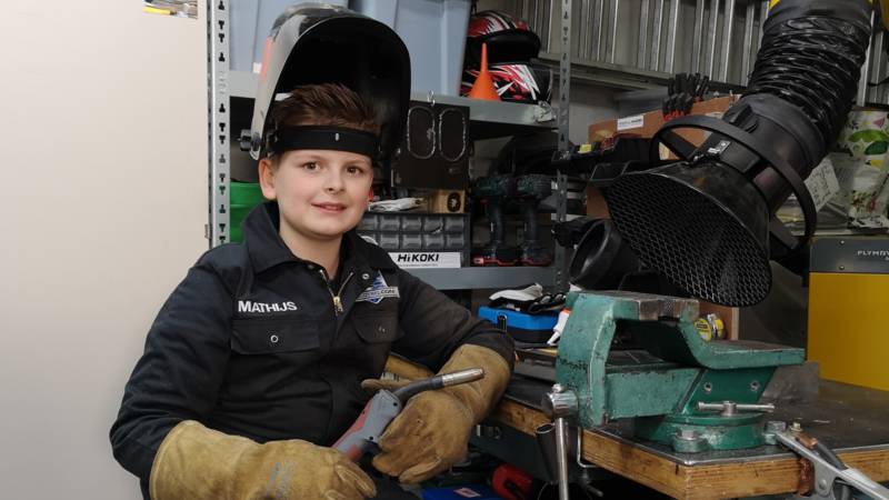 Mathijs is de jongste lasser van Nederland