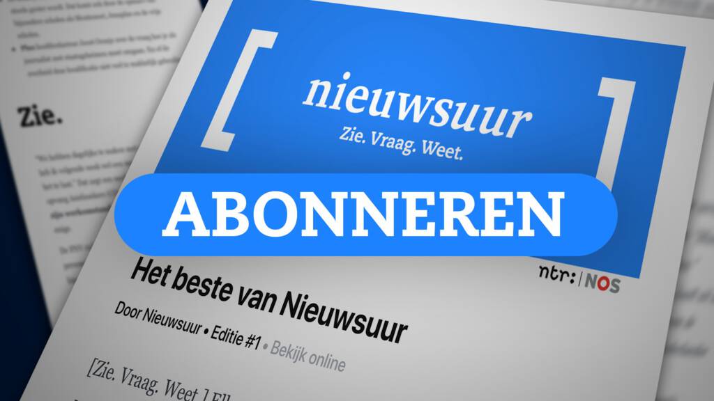 Het beste van Nieuwsuur; elke zondag in je mail