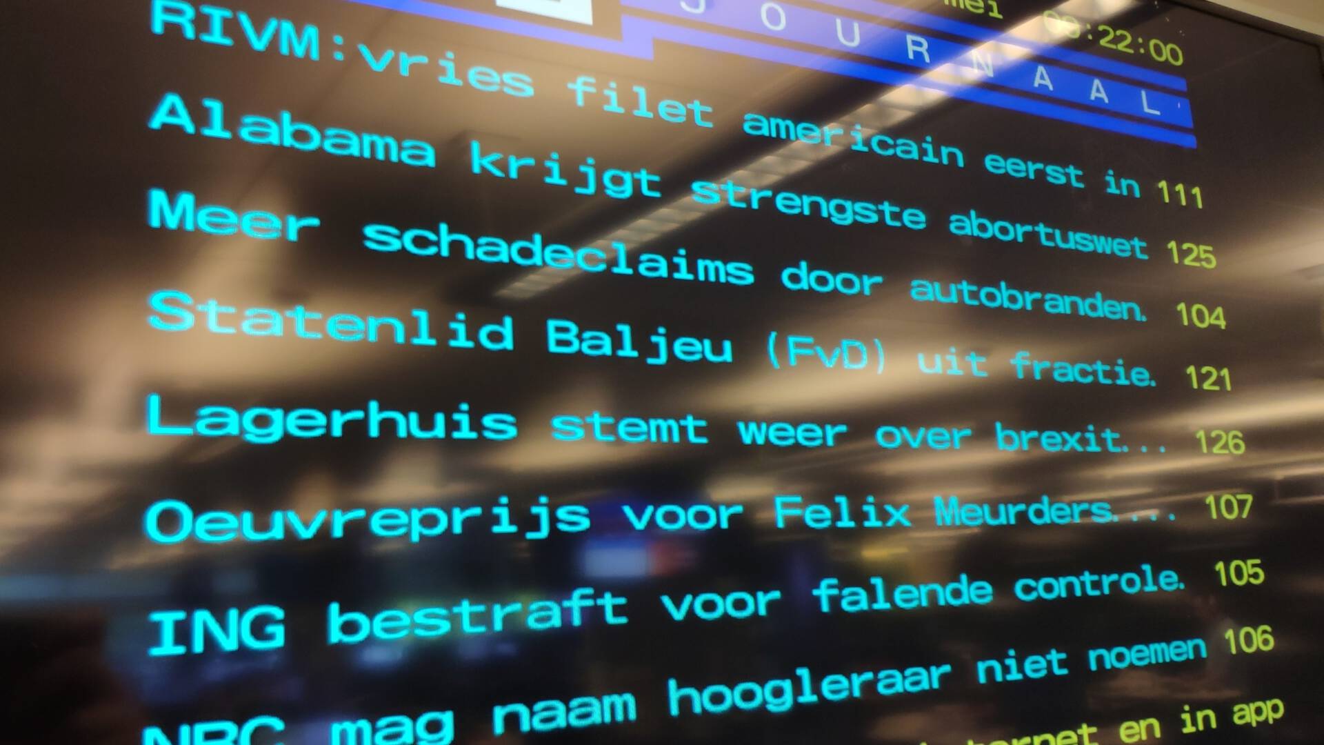 Storing NOS Teletekst in app en op internet verholpen | NOS