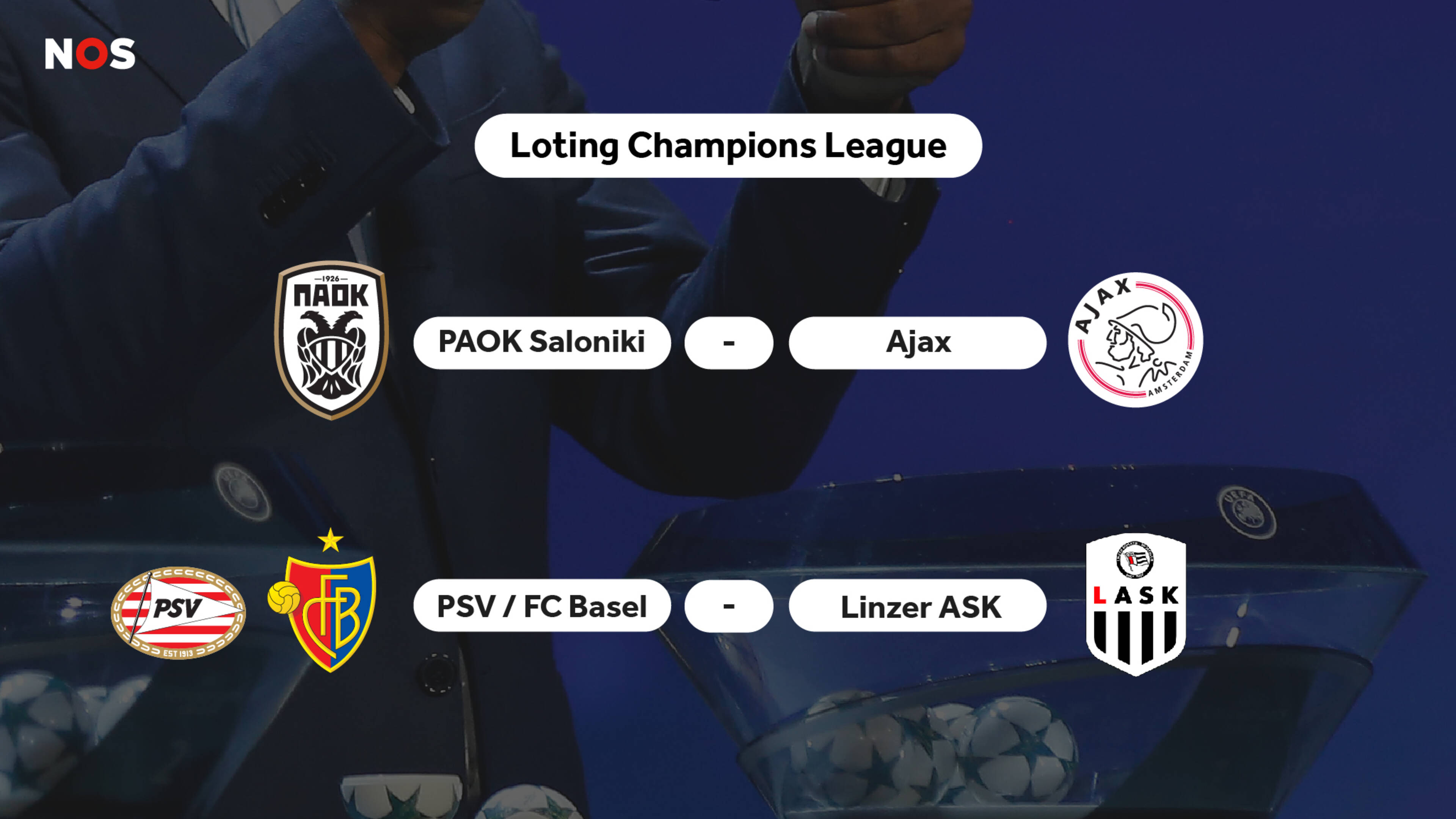 Ajax treft PAOK in voorronde CL, PSV mogelijk tegen Linzer ASK | NOS