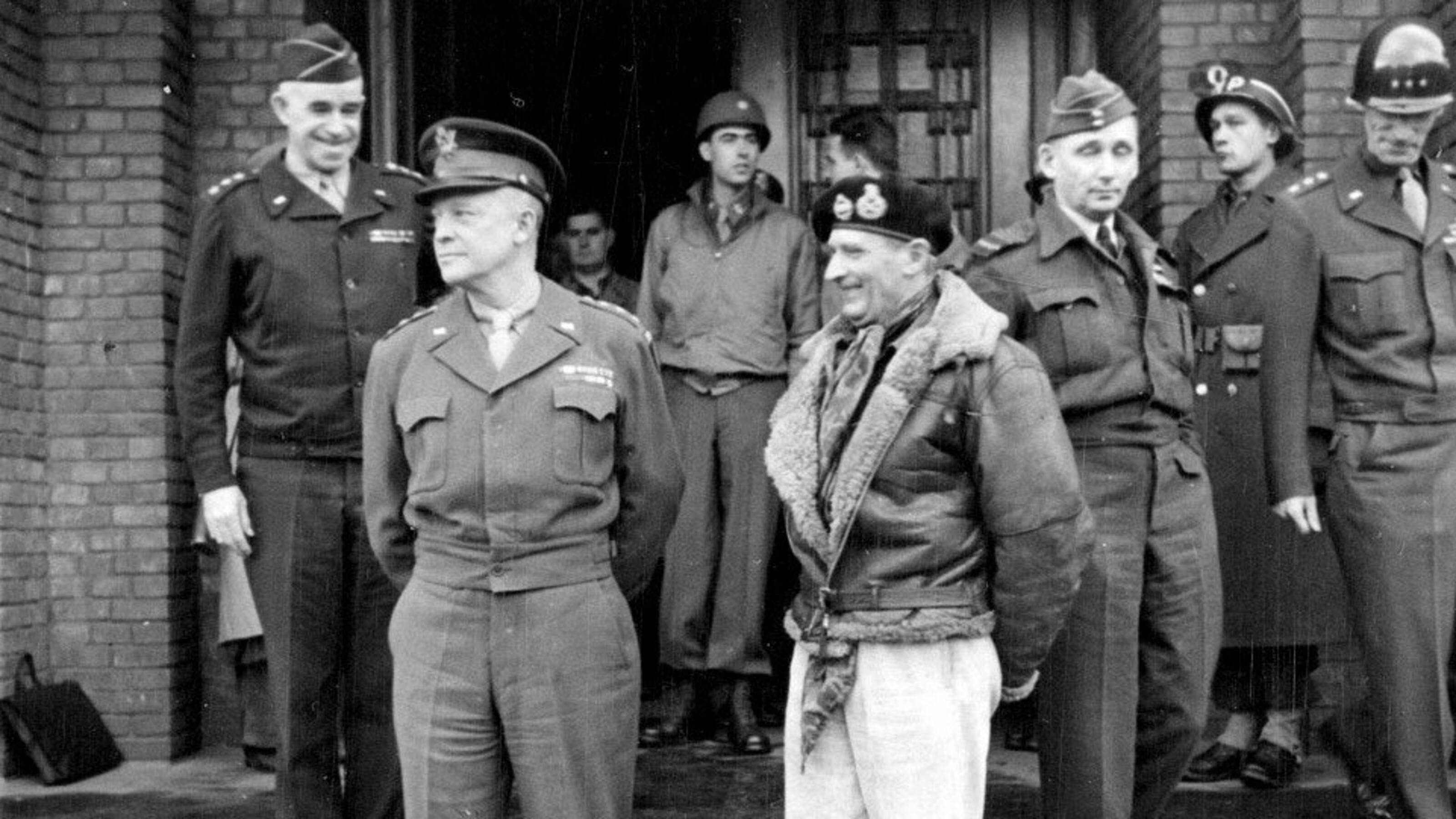 het bevrijdingsjaar | Eisenhower en Montgomery in Maastricht voor ...
