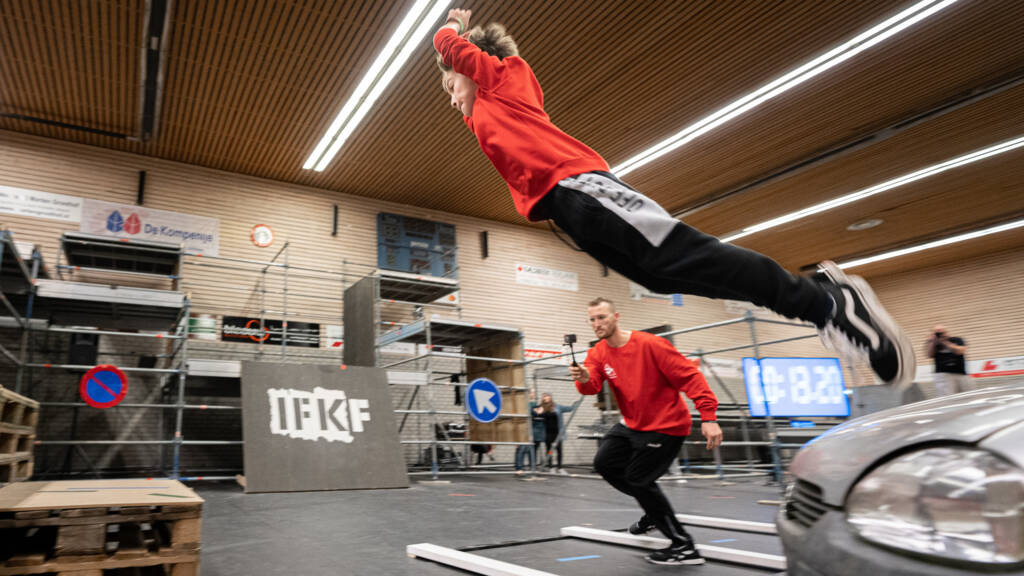 Freerunnen wordt steeds populairder