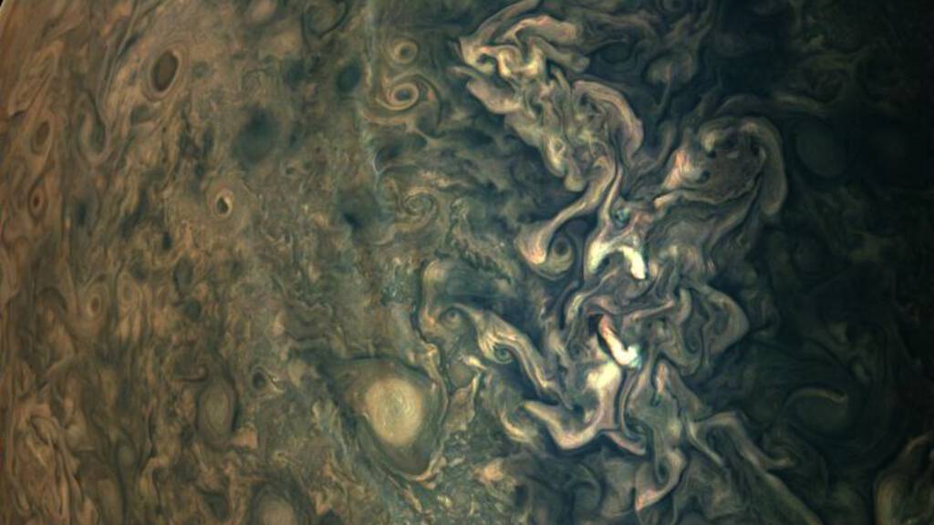 Nieuwe spectaculaire foto's van planeet Jupiter