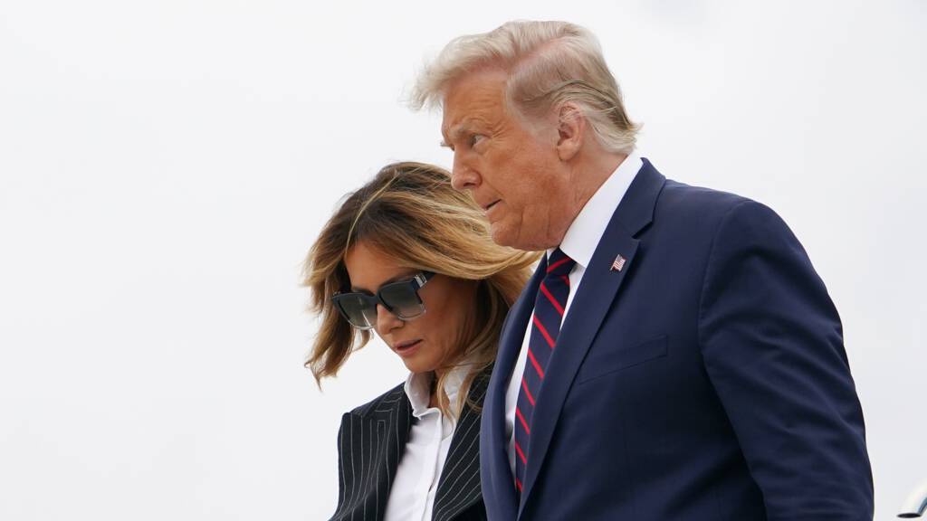 President Trump en zijn vrouw Melania hebben corona