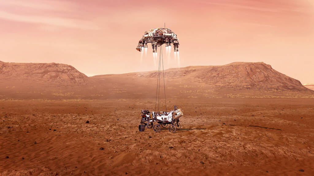 Vanavond moet deze robot op Mars landen
