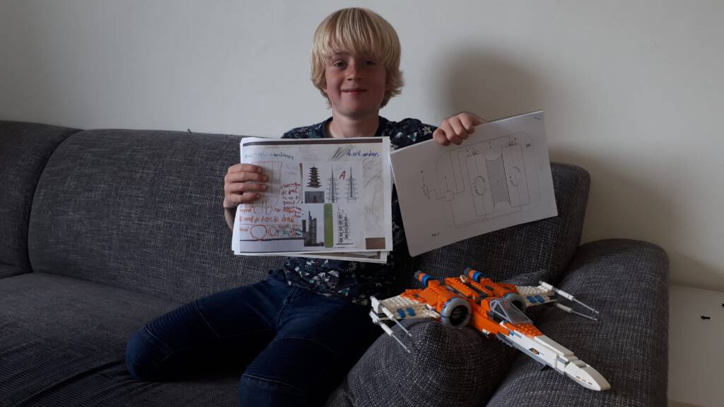 Jibbe is 10 jaar en nu al officieel uitvinder