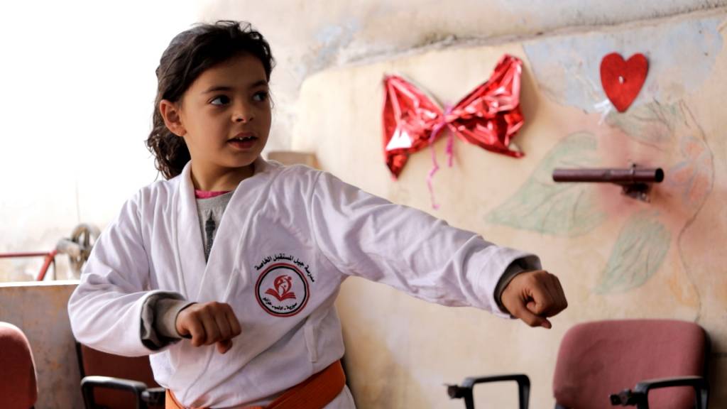 Noor uit Syrië wil de beste worden in karate