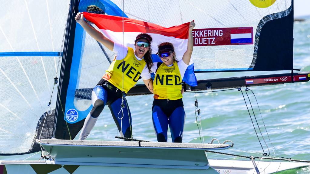 Brons voor zeilduo Duetz en Bekkering