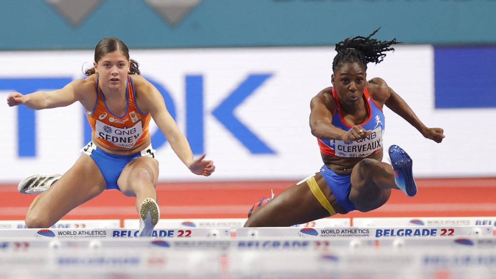 Sedney en Tjin A-Lim bij WK verder op 60m horden, sprinter Van Gool ziek