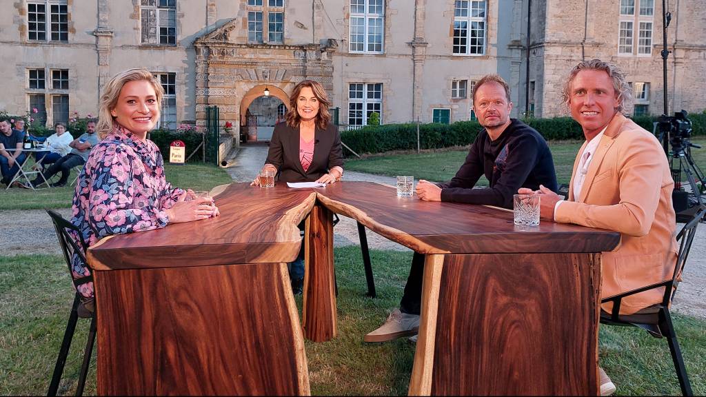 De Avondetappe, met Michael Boogerd, Roxane Knetemann en Lieven Corthouts