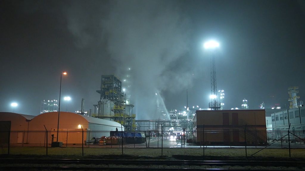 Brand in raffinaderij biobrandstof Rotterdam