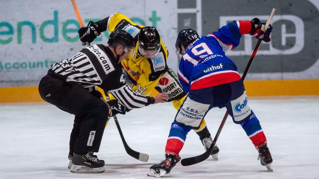 IJshockey: finale landskampioenschap Den Haag-Heerenveen