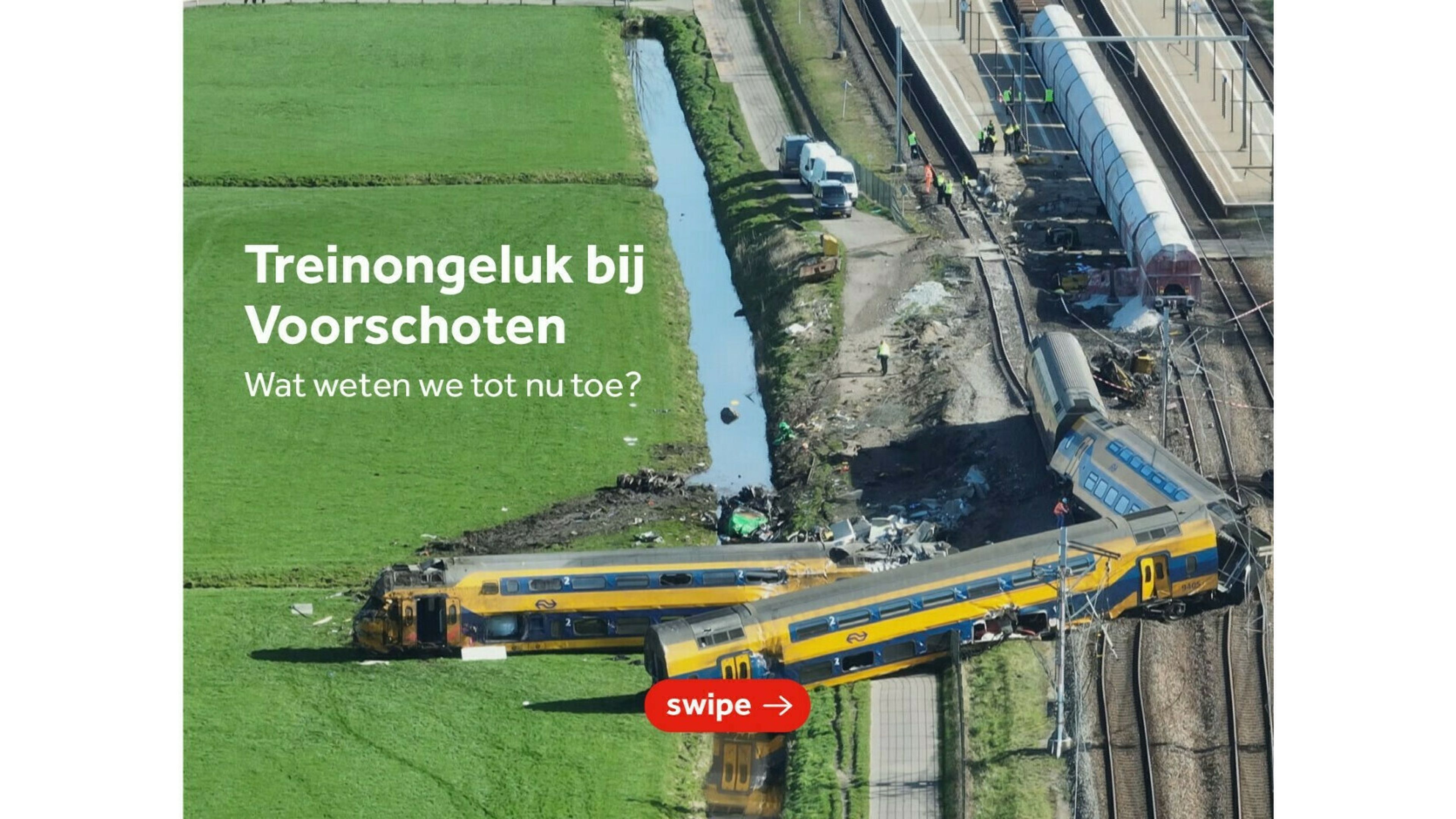 Treinongeluk in Voorschoten | NOS