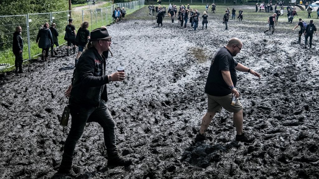 Dit festival is wel héél modderig