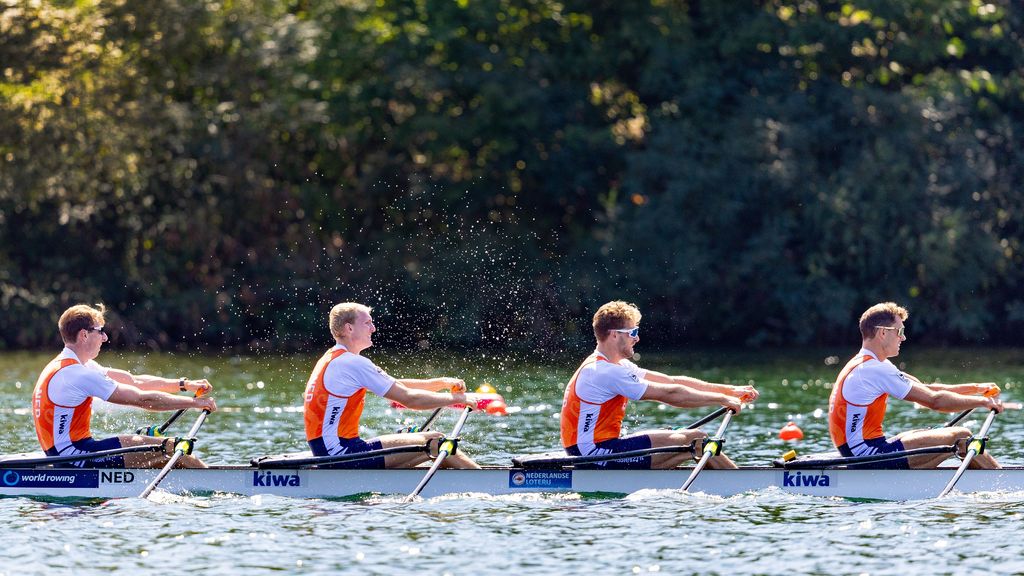 Nederlandse roeiers winnen verrassend goud op WK