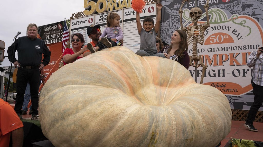 Record! Dit is de grootste pompoen ooit