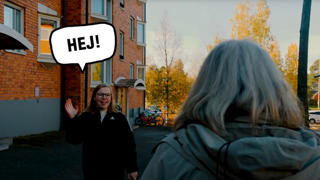Zweedse stad tegen inwoners: 'Zeg eens wat vaker hoi (of hej)'