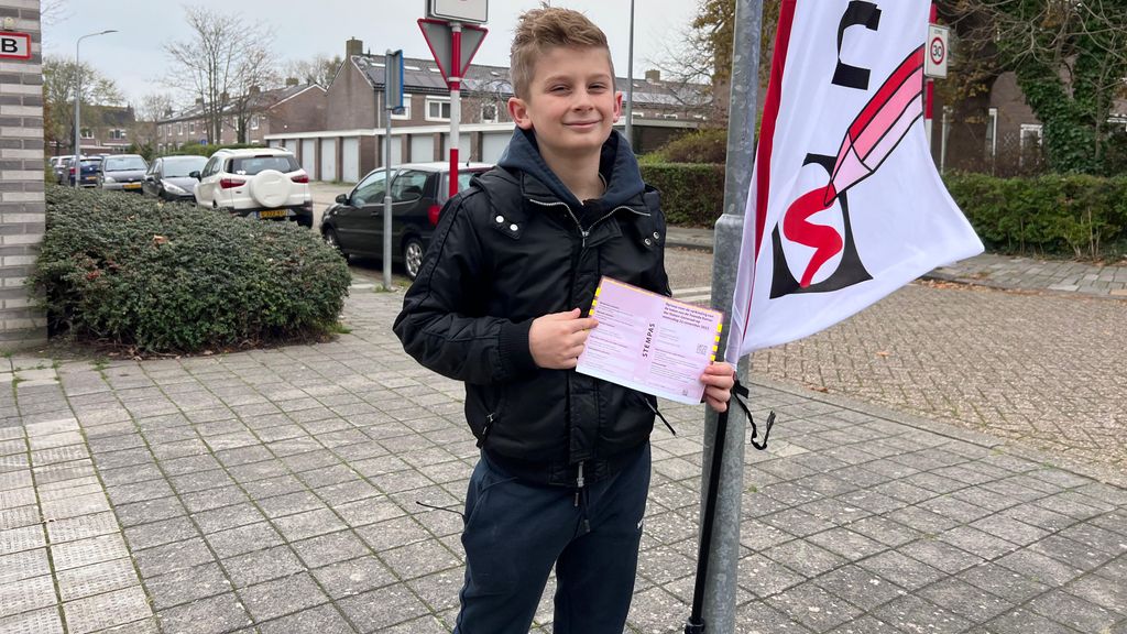 Amir is 10, maar mag vandaag toch stemmen