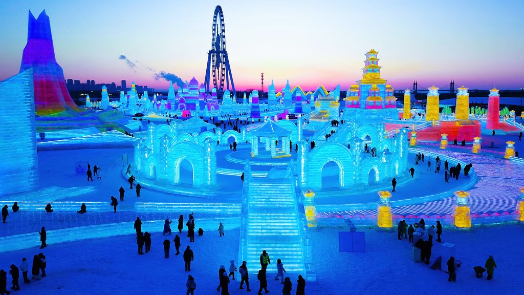 Krijg jij het warm van dit ijskoude pretpark?