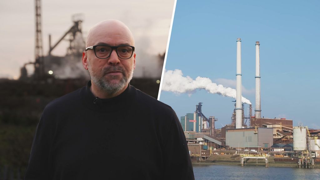 In Wales worden de hoogovens van Tata Steel gesloopt, met grote ...