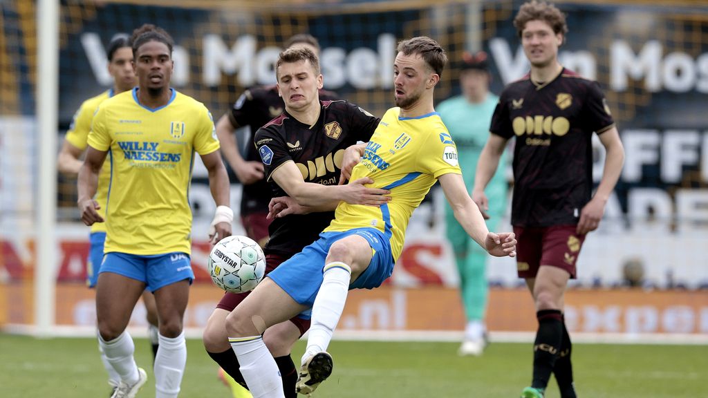 RKC geeft tot twee keer toe voorsprong uit handen tegen worstelend Utrecht