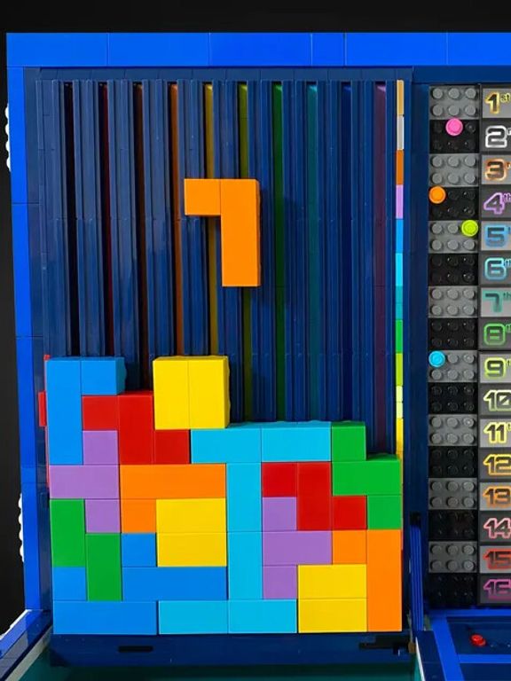 Tetris-fan bouwt spel na met Lego
