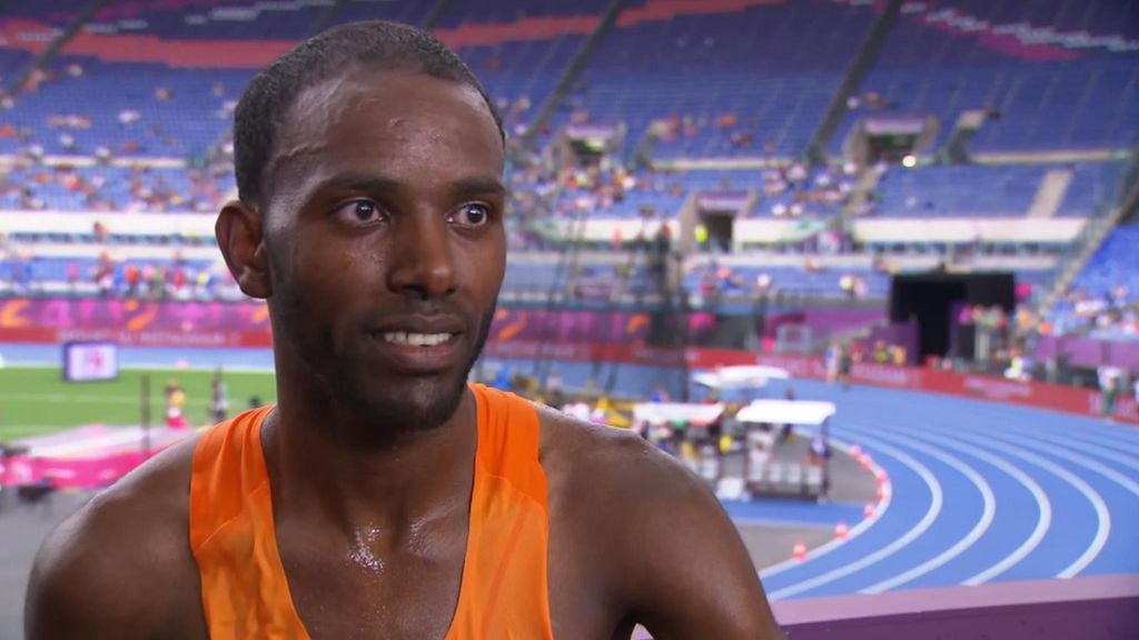Tesfu tevreden na halve marathon op EK: 'Heb alles gegeven'