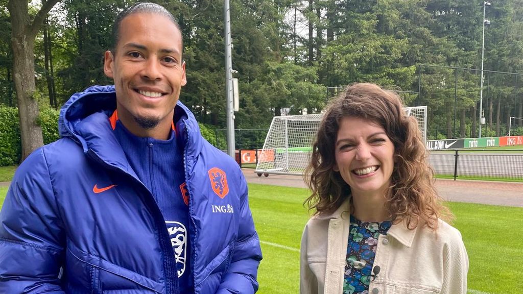Virgil van Dijk over zijn juich-gebaar en Haaland verdedigen