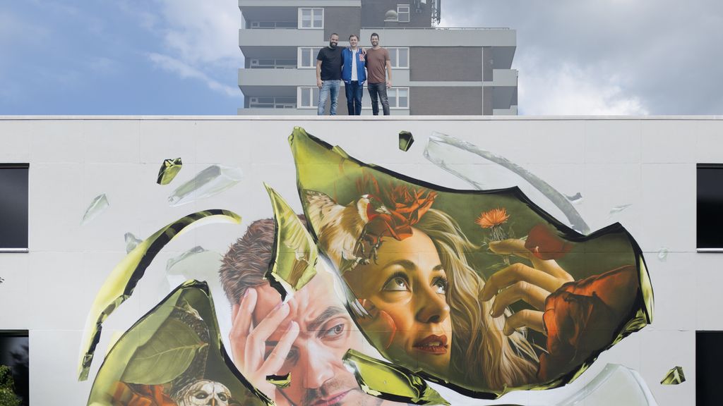 Flemming krijgt eigen muurschildering: 'Droom die uitkomt'