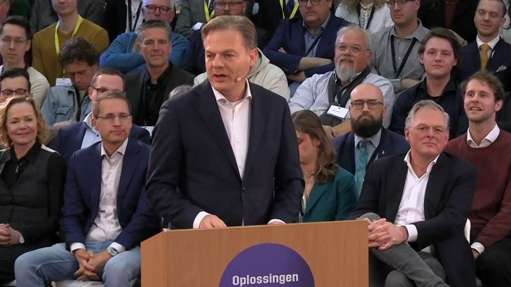 Kijk mee: Pieter Omtzigt spreekt op congres van zijn partij NSC