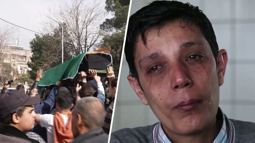 Honderden mensen bij begrafenis Syrische activist Mazen al-Hamada