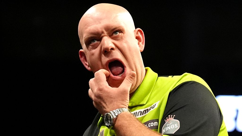 Alarmfase 1 voor Van Gerwen: 'Hij wist niet eens tegen wie hij moest ...