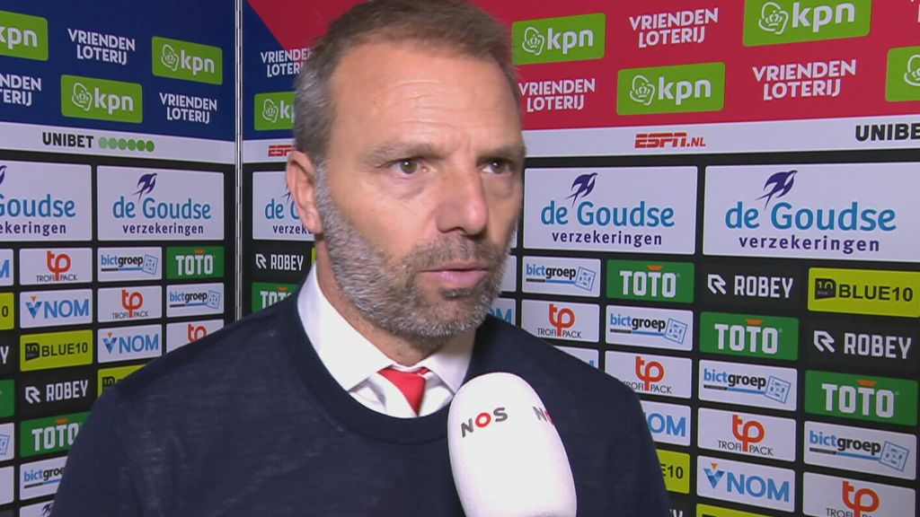 Sparta-trainer Steijn na verlies in weerzien met Ajax: 'Biedt perspectief, maar geen punten'