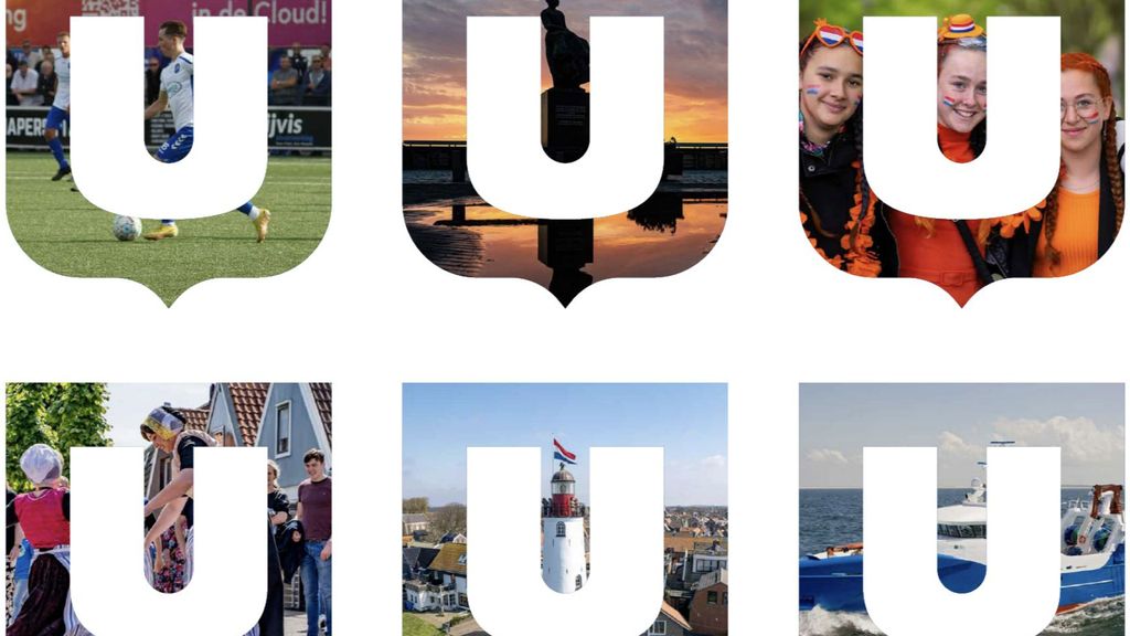 Alleen een U als logo is veel Urkers te simpel: 'Dacht dat het een grap ...